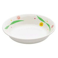 愛らしい色合いの花模様におだやかな明るさが漂います☆器をやさしく包みこむように描かれたキュートな花と、そよ風を思わせる爽やかな若草色のラインが、おだやかな明るさと軽やかな印象をつくり出しています。サイズ165×37mm個装サイズ：20×20...