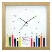 木製フレームのミニクロック。本物のえんぴつを使ったかわいい時計です。音が気にならず、針がなめらかに動くスイープムーヴメントを使用しています。サイズ220×220×45mm個装サイズ：22×22×5cm重量個装重量：720g素材・材質天然木・...