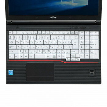 おすすめ富士通 LIFEBOOK Aシリーズ 日本語テンキー付きキーボード用のシリコンキーボードカバーです。油、汚れ、薬品などからハードを守ります。また、汚れたら中性洗剤で洗うことができます。防塵カバーを付けたまま閉じることのできる極薄素材...