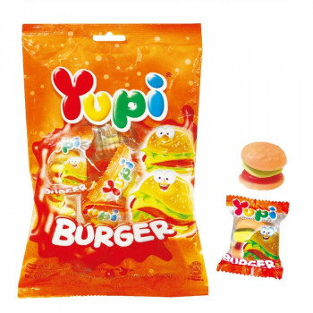 フルーツ味のバーガーグミ！ちっちゃな一口サイズのミニバーガー!?その正体はフルーツグミで出来たジューシーバーガーです。※日祝の納品不可、日祝の着日指定もお受けできかねます。サイズ個装サイズ：24.5×16×3.2cm重量個装重量：107g仕...