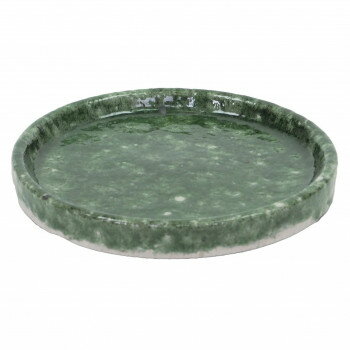 MURATAYAの受け皿MURATAYAの受け皿です。この商品は釉薬(長石などの土石類を水で溶いたもの)でコーティングを施しております。本焼きをすると釉薬が高温で溶けて、陶磁器の表面でガラス質になります。表面にみられるヒビは貫入と呼ばれる模...