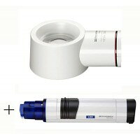 レンズとライト付グリップを組み合わせて使う置き型ルーペ。LED用特別レンズで広い視野でも全面が明るく、LEDライトで鮮明に拡大します。ゆがみの少ない非球面レンズを採用。サイズ58×220×高さ35mm個装サイズ：9×25×8cm重量約194...