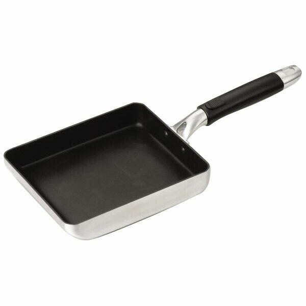 底面四角圧着だから隅までよく焼けます。IHで使用できる玉子焼ですサイズ個装サイズ：15×37×3cm素材・材質本体:アルミ、内面/ナバロンハードコート、外面/アルミミラー仕上げ、底/ステンレス圧着仕様IH対応(100V/200V)製造国中国...