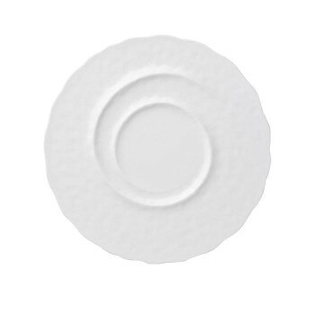 食卓の芸術ともいえる器中央に前菜やメインを小さくのせていただくとお料理が引き立つデザインのプレートです。飛行機から見下ろす雲の絨毯のような、不規則な曲線が美しいフォルムになっています。柔らかさ、優しさ、光との調和にこだわり作り上げられた、食...