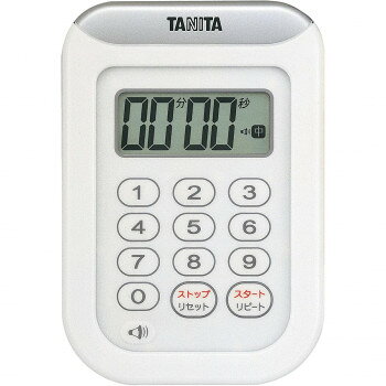 丸洗い可能な防水仕様のタイマー丸洗い可能な防水仕様。ボタンを何度も押すことなく、指定したい時間を10キーで直感的に選択して操作でき、すばやく簡単にアラームを設定できます。サイズ幅77×高さ112×奥行22mm個装サイズ：9.5×17.0×3...