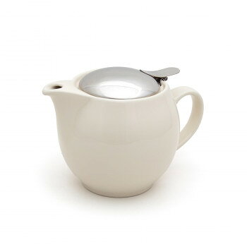 まんまるでかわいい形のティーポットユニバーサルティーポット3人用はステンレスのふたが陶器のボディにクリップされているのでふたが落ちて割れることもなく、片手で使えるのでお茶をそそぐのも簡単です。ZEROJAPANではパーツもすべて日本製にこだ...
