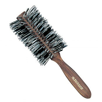 髪の内側から乾かしやすい円形のブラシ髪にからみにくく、通りも良いのが特徴のナイロンを使用しています。サイズ約210mm、直径約65mm個装サイズ：24×7×7cm重量個装重量：100g素材・材質柄:天然木毛:ナイロン(ゴマ毛)仕様行数:14...