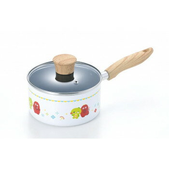 IH対応片手鍋少量の煮物やレトルト食品の温めなどにちょうど良い大きさです。小ぶりの鍋だから収納時も邪魔になりにくいです。内面はフッ素樹脂加工で焦げ付きにくくお手入れがしやすいです。サイズ約322×167×130mm個装サイズ：32×17×1...