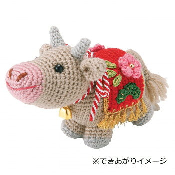 かわいいぬいぐるみキット「福村弘美」先生のかわいいデザイン干支ー丑ーのぬいぐるみキットです。サイズ出来上がりサイズ:(約)高さ14cm×長さ18cm×奥行き9cm個装サイズ：31×20×6.3cm重量個装重量：118g仕様難易度:初級〜中級...