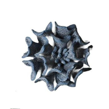 異世界に咲くオブジェ美しい花の陶器は　繊細な彫刻と優雅で神秘的な存在に心を引き寄せます。壁掛け使用可能です。サイズW92×H41×D92mm個装サイズ：10×10×5cm重量個装重量：300g素材・材質セラミック生産国中国fk094igrjs