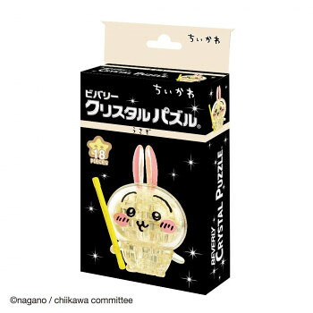 完成後はインテリアとしてこのパズルは透明のピースを組み上げる立体ジグソーパズルです。完成すると、クリスタルのように美しく輝くインテリアとして楽しめます。棒を持ったうさぎが出来上がります。サイズ個装サイズ：10×15×5cm重量個装重量：85...