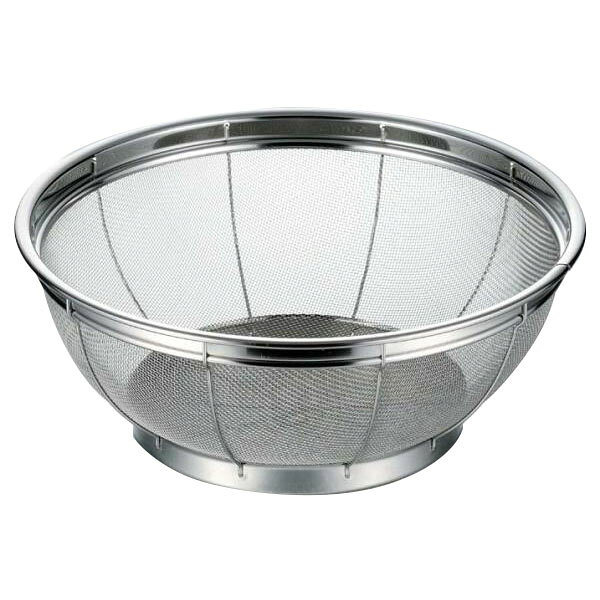 サッと水切り!金網0.4(mm)×14メッシュ業務用ザルです。サイズ金網0.4(mm)×14メッシュ業務用ザルです。個装サイズ：34×34×14.5cm重量個装重量：480g素材・材質18-8ステンレス生産国日本製サッと水切り!金網0.4(...