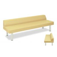 優れた機能が可能性を広げます。補強フレームを採用しない新強度設計フィン加工です。外脚構造です。スチール枠付き1本脚構造です。粉体塗装仕上げです。サイズ座幅45(全幅62)×長さ180×座高44(全高63)cm、クッション厚:3.5cm(座面...