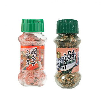 風味ゆたかなふりかけあたたかいご飯におむすび、お弁当にふりかけて、お召し上がりください。【明太子ふりかけ】ごはんのともとして定評のある明太子(すけとうだらの卵)をふりかけにしました。【鮭ふりかけ】北海道産のさけフレークを使用し、鰹・胡麻・海...