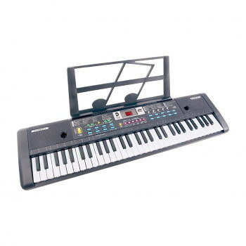楽しく弾ける電子キーボード幅広い音域の61鍵盤電子キーボード!和音が弾ける本格派!音階が幅広いので、演奏出来る曲のバリエーションも豊富!デモ曲収録60曲「メリーさんの羊」など童謡。「エリーゼのために」など本格クラシックなど名曲入り。リズム・...