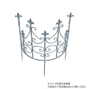 ハーフラウンドフェンスリリーハーフラウンドフェンスリリーです。サイズ巾45×奥20×高60cm、差込部分:20cm個装サイズ：45.0×20.0×60.0cm重量個装重量：1000g素材・材質アイアン生産国中国fk094igrjs