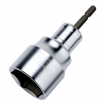 6角サーフェイスソケットロングシャンク採用でより高トルクインパクトの使用でもねじれ応力を緩和し、軸折れを防ぐことで高耐久、長寿命を実現。各種ボルト・ナットや六角ネジの着脱に。40Vインパクト対応(7.2v〜18vいずれも対応)。※電動ドリル...