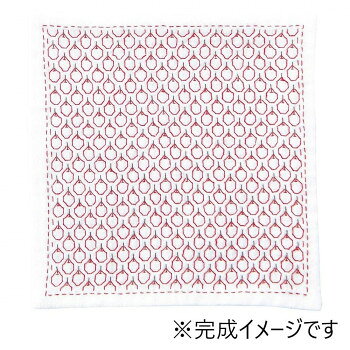 刺し子で作るハンカチ!自分で作るので愛着がわくこと間違いなし!ハンカチは3重ガーゼを使用しています。図案は布にプリント済。サイズ出来上がり寸法:約縦20cm×横20cm個装サイズ：30×20×9cm重量個装重量：40g仕様初級〜中級セット内...