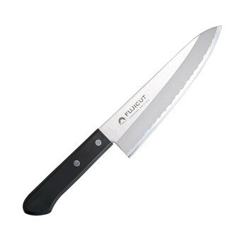 サビに強く、切れ味にも妥協はありませんFUJICUTシリーズのエントリーモデルです。サビに強く、切れ味にも妥協はありません。サイズ180mm個装サイズ：37×8×3cm重量個装重量：161g素材・材質刀身:ステンレス刃物鋼 ハンドル:PBT...