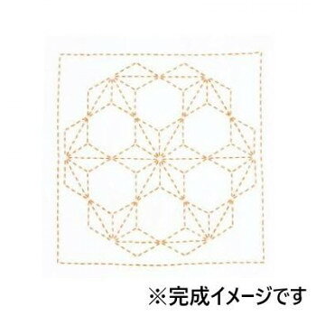 みんなできちゃうシリーズ。らくらく「刺し子　花ふきん」はじめての方はもちろん、お子様からご高齢の方まで、らくらくかんたんに楽しめます。指先を使うことで、脳の活性化にもつながり、リハビリ手芸としてもピッタリです。図案プリント済。仕立て済。時間...