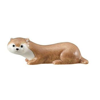 おすすめ陶器製ならではの風合いでカワウソのカトラリーレストが登場です。ちょっとしたインテリアのアイテムにもぴったりです。サイズ約67×25×h23mm個装サイズ：7.6×4.4×3.8cm重量20g個装重量：20g素材・材質陶製生産国中国f...