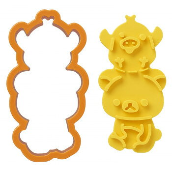 オススメの商品です簡単!リラックマの食パン抜き型。お子様と一緒に楽しいパン食を。サイズ抜き型:115×62×H27mm、押し型:104×51×H27mm個装サイズ：17.9×11.6×3cm重量個装重量：56g素材・材質ABS仕様食洗機:使...