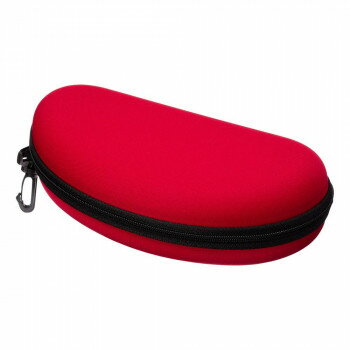 特大メガネケースサングラスや花粉グラスが収まる特大ケースです。フック付きです。サイズW183×D76×H50mm個装サイズ：18.3×7.6×5.0cm重量約60g個装重量：60g素材・材質EVA・ナイロン仕様・ファスナー式・セミハードタイ...