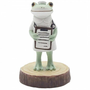 手のひらサイズのキュートなカエル手のひらサイズのキュートなカエルのマスコット。見た人を思わずクスリとさせる小さい世界で繰り広げられる掛け合いにハマる人が続出しています。お部屋の片隅や、ガーデンマスコットとして多肉植物の寄せ植えなどにも置いた...