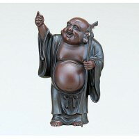 高岡銅器の逸品!縁起物で贈り物に喜ばれます。開運・縁起物・魔除けの守護神にインテリアのブロンズ置物として大変喜ばれる七福神の和風置物です。長い年月を経て受け継がれた造形美には確かな風格が息づいています。サイズ18×12×31.5cm個装サイ...