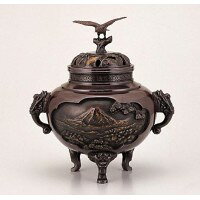 香炉として、また鑑賞用のインテリアとしてお使いいただけます。伝統工芸の技術を感じることができて、見ているだけで心を穏やかにしてくれます。香りとともにその造形美をお楽しみください。サイズ23×20×28cm個装サイズ：27×25×32cm重量...