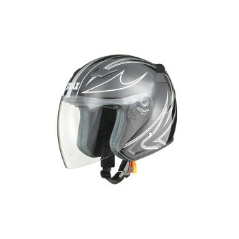 スポーティーな本格派ジェット「SJ-8」のグラフィックモデル。エッジを効かせたラインとストリームラインを融合させたグラフィックが目を引くモデル。スタイリッシュなデザインは走行風によるヘルメットのリフトを抑えたエアロダイナミック設計。風の流れ...