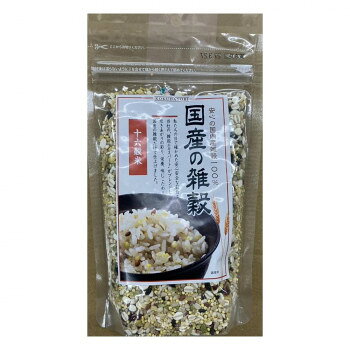 国産の雑穀安心安全な穀物をブレンド。炊きあがりの彩り、栄養、味にこだわり、国産の雑穀だけで仕上げました。内容量300gサイズ個装サイズ：22.0×13.0×4.0cm重量個装重量：3000g仕様賞味期間：製造日より360日セット内容10セッ...