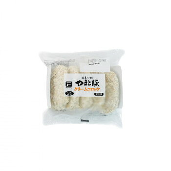 アクセントにマッシュルームが入ったクリームコロッケバター・牛乳・生クリームを使用したコクのあるベシャメルソースに国産やまと豚とアクセントにマッシュルームを入れたクリームコロッケです。凍ったまま180度の多めの油で4分程揚げてから召し上がり下...
