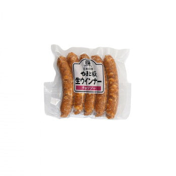 肉汁たっぷりな食感やまと豚を使用した燻製・加熱していない生タイプのウインナーです。肉汁たっぷりな食感が楽しめます。内容量125gサイズ個装サイズ：20×30×10cm重量個装重量：1400g仕様賞味期間：製造日より360日発送方法：冷凍発送...