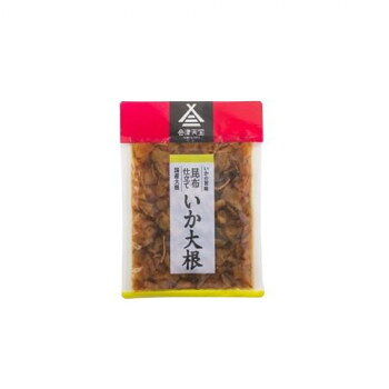 手土産にもピッタリ国産大根を使用。スルメと昆布入りの甘口醤油漬けです。ご飯のお供やはもちろん、カレーにも良く合うので福神漬の代わりにもお使い頂けます。納豆と混ぜても美味しいです。内容量180gサイズ個装サイズ：17.0×25.0×8.0cm...