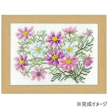 暮らしの中に彩りのある優雅な空間を。月日の流れを美しい季節の花々で表現したクロス・ステッチキットです。※初級〜中級サイズ個装サイズ：30×20×2cm重量個装重量：193g仕様【出来上がり寸法】額外径:約15cm×20cm　額内径:約11....