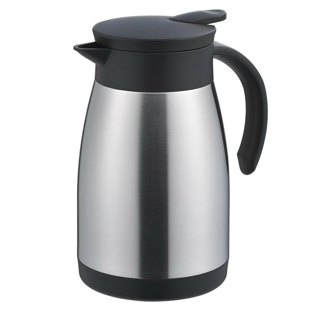 ステンレスの素材感を活かしたデザイン。温かいものにも冷たいものにもオススメ。サイズ約145×106×185mm個装サイズ：12.5×12.5×20.5cm重量約445g個装重量：540g素材・材質本体:外面:ステンレス綱・内面:18-8ステ...