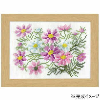 暮らしの中に彩りのある優雅な空間を。月日の流れを美しい季節の花々で表現したクロス・ステッチキットです。※初級〜中級サイズ個装サイズ：30×20×2cm重量個装重量：193g仕様【出来上がり寸法】額外径:約15cm×20cm　額内径:約11....