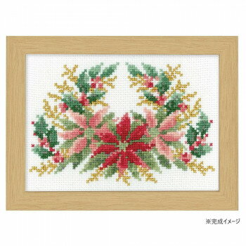 暮らしの中に彩りのある優雅な空間を。月日の流れを美しい季節の花々で表現したクロス・ステッチキットです。※初級〜中級サイズ個装サイズ：30×20×2cm重量個装重量：206g仕様【出来上がり寸法】額外径:約15cm×20cm　額内径:約11....