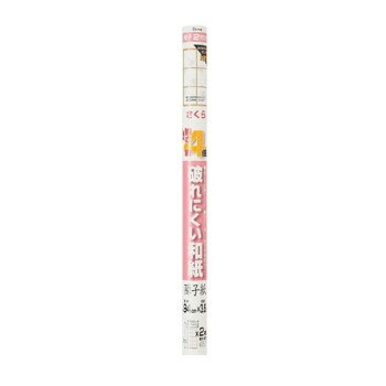 強さ約4倍破れにくい障子紙厚口タイプで仕上がりが良く、カッター切れもよい紙質です。遮光性が高く、日差しを約90%カットし、西日の強い場所に最適です。※紙のおもて面、柄面がお部屋の外側になるように巻いてあります。サイズ94cm×3.6m個装サ...