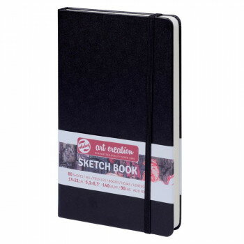 絵を描く手帳。アートクリエーションスケッチブックは描画はもちろん、手帳や日記、作品集など様々な使い方ができます。水彩、ペン、パステル、色鉛筆などに使える汎用性の高い細目の中性紙(140g/m2)採用。サイズ縦21×横210×高さ135mm個...