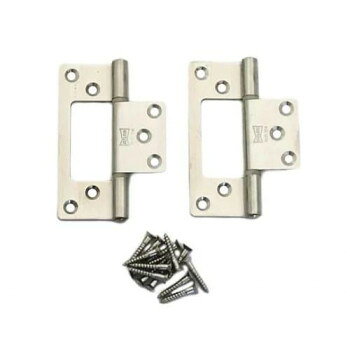 おすすめ家具・建具の組立・補修等に最適な蝶番です。サイズ76mm個装サイズ：10.3×8.8×1.8cm重量個装重量：104g仕様カラー・仕上:ステンレスヘアーライン生産国中国fk094igrjs