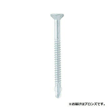 鉄下地デッキ専用ビス100本入り♪硬質表層材にしっかり入り込むフレキ頭で、板浮き防止。※本製品は鉄下地専用です。木下地・アルミ下地等には使用できません。※薄い鉄下地の場合、羽根(リーマ)がとれず鉄下地に大きな穴があき、ねじが使用できないこと...