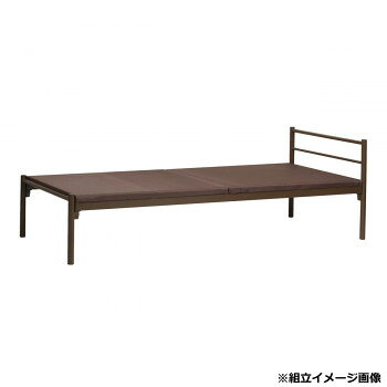 工具を使わず簡単に組み立てることができるベッドフレームどんなお部屋にも合わせやすく、工具を使わず簡単に組み立てることができるベッドフレーム。高さのあるベッド下は、衣装ケースやオフシーズンのアイテムの収納場所などにも最適です。サイズW965×...