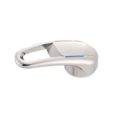 温冷マーク付のシングルレバーハンドル。SANEI製U-MIXmodelloシリーズのシングルレバー混合栓専用の補修用レバーハンドルです。サイズ個装サイズ：4.7×19.1×9.9cm重量個装重量：69g素材・材質ABS樹脂仕様U101-12...