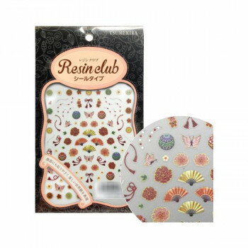 レジンに入れておしゃれにアレンジ♪花柄、鞠、扇などいろいろな和柄がデザインされたレジンシールです。◆シールの特徴◆・レジンの中に入れたり、外側にはったりすることが出来ます。外側にはる場合はコーティングをしてください。・レジンに埋め込むと透明...