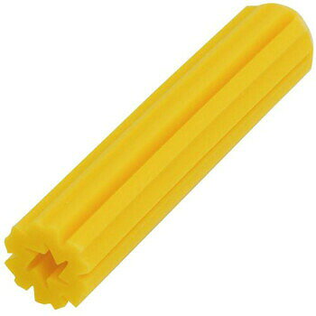 木ネジがコンクリート、ブロック壁面に使えます!割れない!抜けない!腐らない!サイズ太さ:φ6mm、長さ:38mm個装サイズ：9.8×9.8×8.1cm重量個装重量：238g仕様カラー:イエロー木ネジ寸法:3.5　3.8　4.1mm使用ドリル...