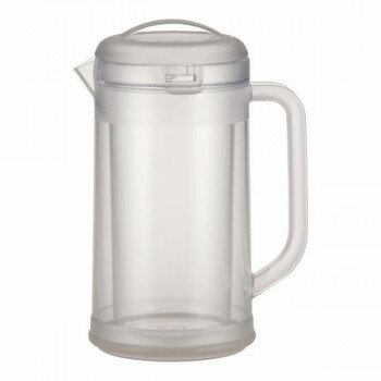 おすすめ汎用性の高いオーソドックスなウォーターピッチャーです。密閉度が高く水がこぼれにくい設計です。サイズφ140×H280mm個装サイズ：30×17×13cm重量個装重量：1030g素材・材質ポリカーボネイト仕様二重構造(耐熱90度)容量...