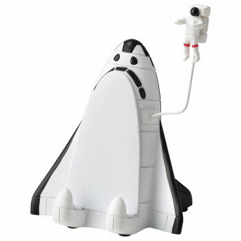 かわいいスマホスタンド。宇宙遊泳するアストロノーツと宇宙船のスマートフォンスタンド。サイズ(約)W10×L7.6×H11.8cm　※ワイヤー・アストロノーツ含まず個装サイズ：6.3×4.8×6.2cm重量個装重量：80g素材・材質レジン生産...