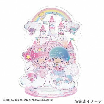 アクスタポップ 「リトルツインスターズ」アクスタがジグソーパズルになりました。ピースがカチッとハマってくずれない!新発想のジグソーパズルです。サイズ完成時:約H120×W88×D75mm個装サイズ：4×11×15cm重量個装重量：84g仕様...